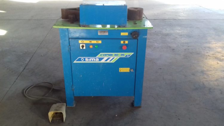 Dobladora cortadora marca sima modelo combi 30 – 35. 380 w. Usada ...